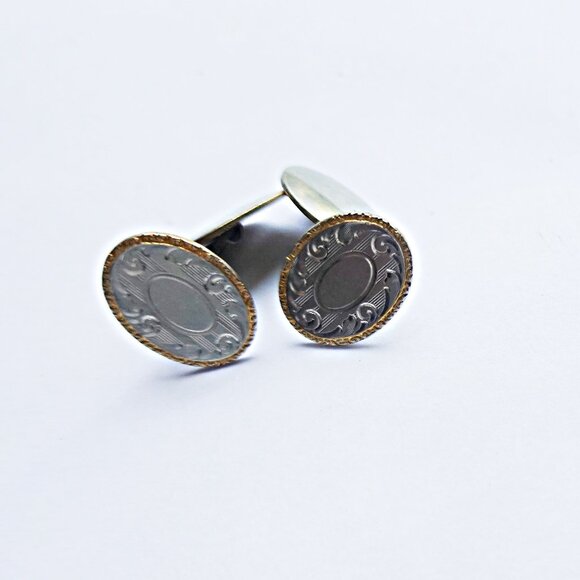 Art Deco | Accessories | Vintage Art Deco Cufflinks Swivel Textured ...